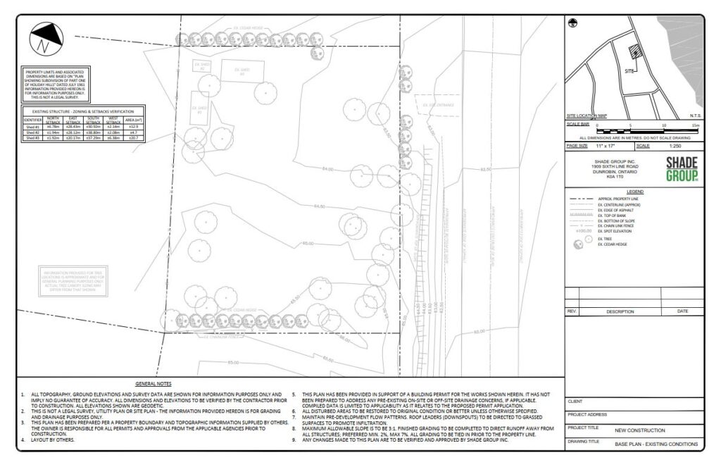 Grading Plans and As-Built Plans - Shade Group
